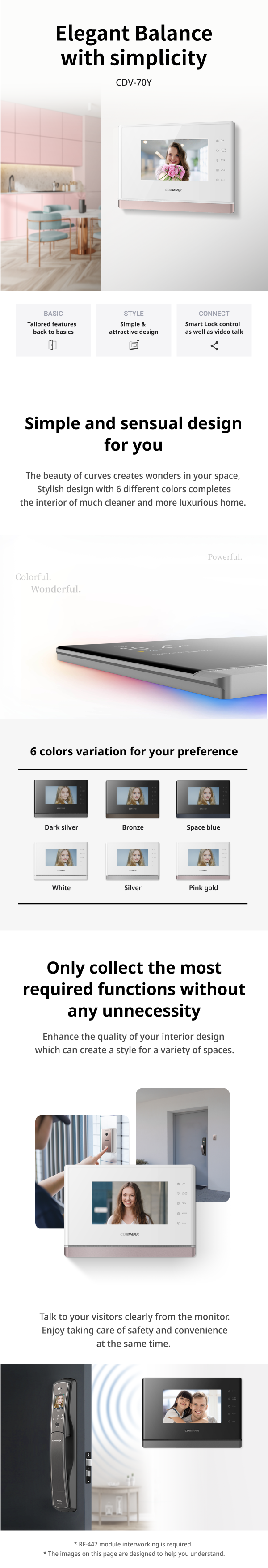 CDV-70Y – Commax Intercoms